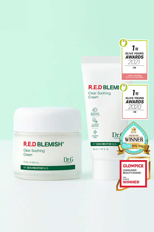 Dr.G RED Blemish Clear Soothing Cream (70ml+30ml) – SimplyJi